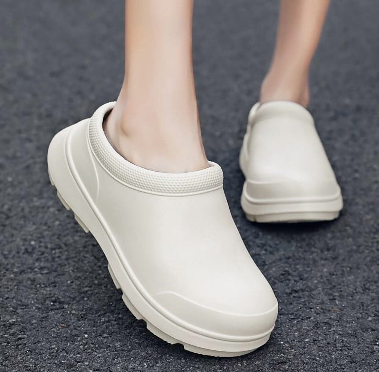 Men And Women Work Shoes Non Slip Waterproof Chef Shoes Food Service ...