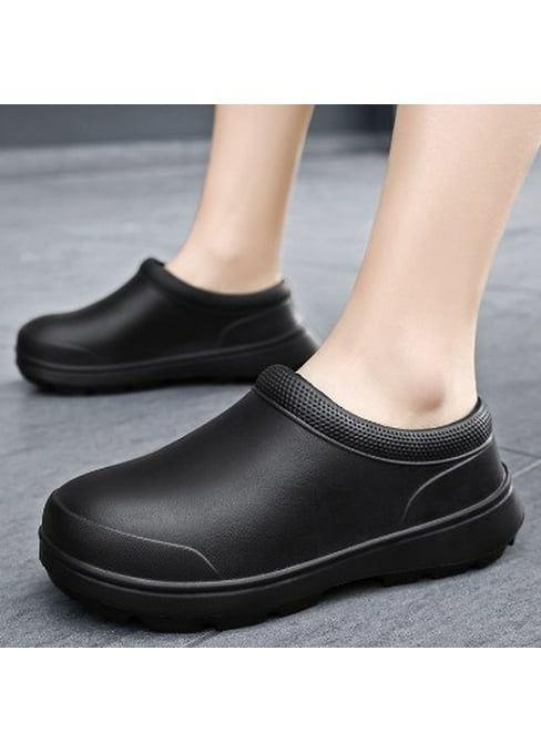 Chef Shoes Men, Non Slip Oil Water Resistant Safety Comfortable Work ...