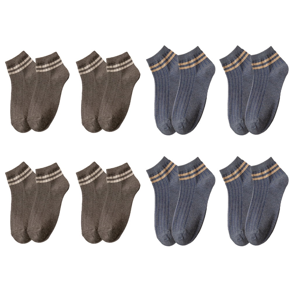 Men Ankle Cotton Socks, Low Cut Short Socks, Breathable Casual Socks ...