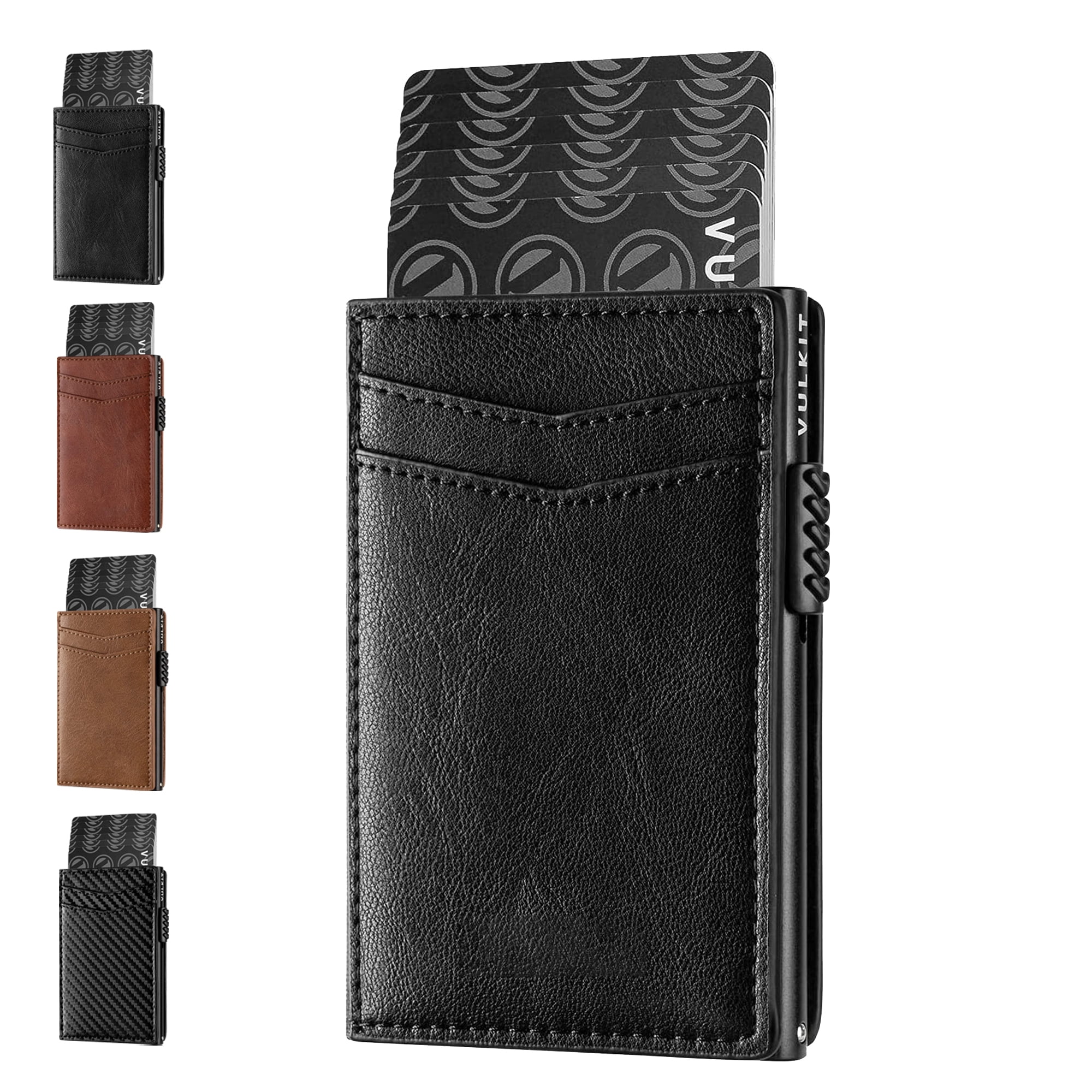 Men Anti Rfid Blocking Protected Magic Leather Slim Mini Small Money ...