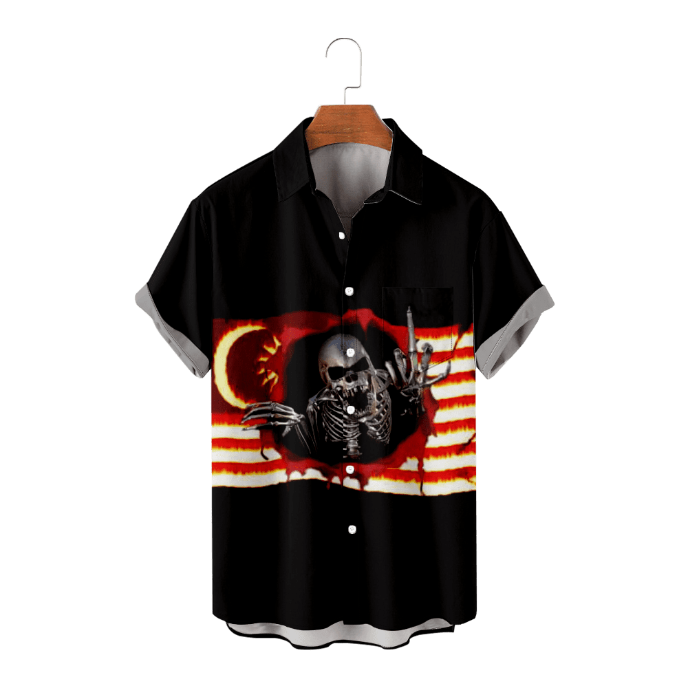 Men Apparel Stylish Magic Animation Paint Shirt for Men Women for Gift ...