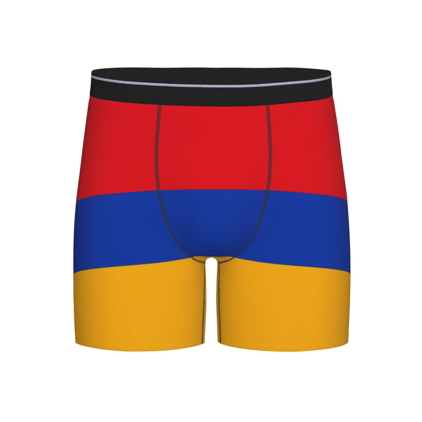 Men Armenian Flag Boxer Briefs Novelty Boxer Shorts Underwear No Fly ...