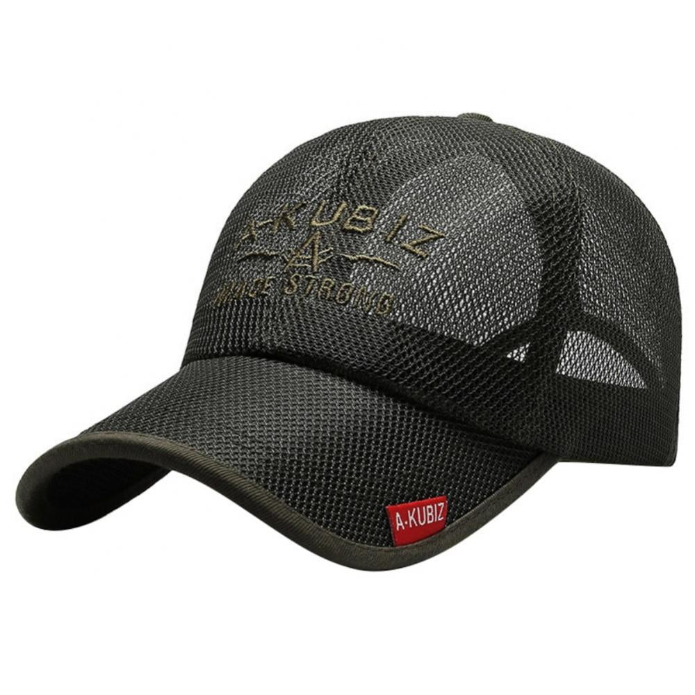 Men Baseball Hat Basic Everyday Ball Cap Adjustable Running Golf Cap ...