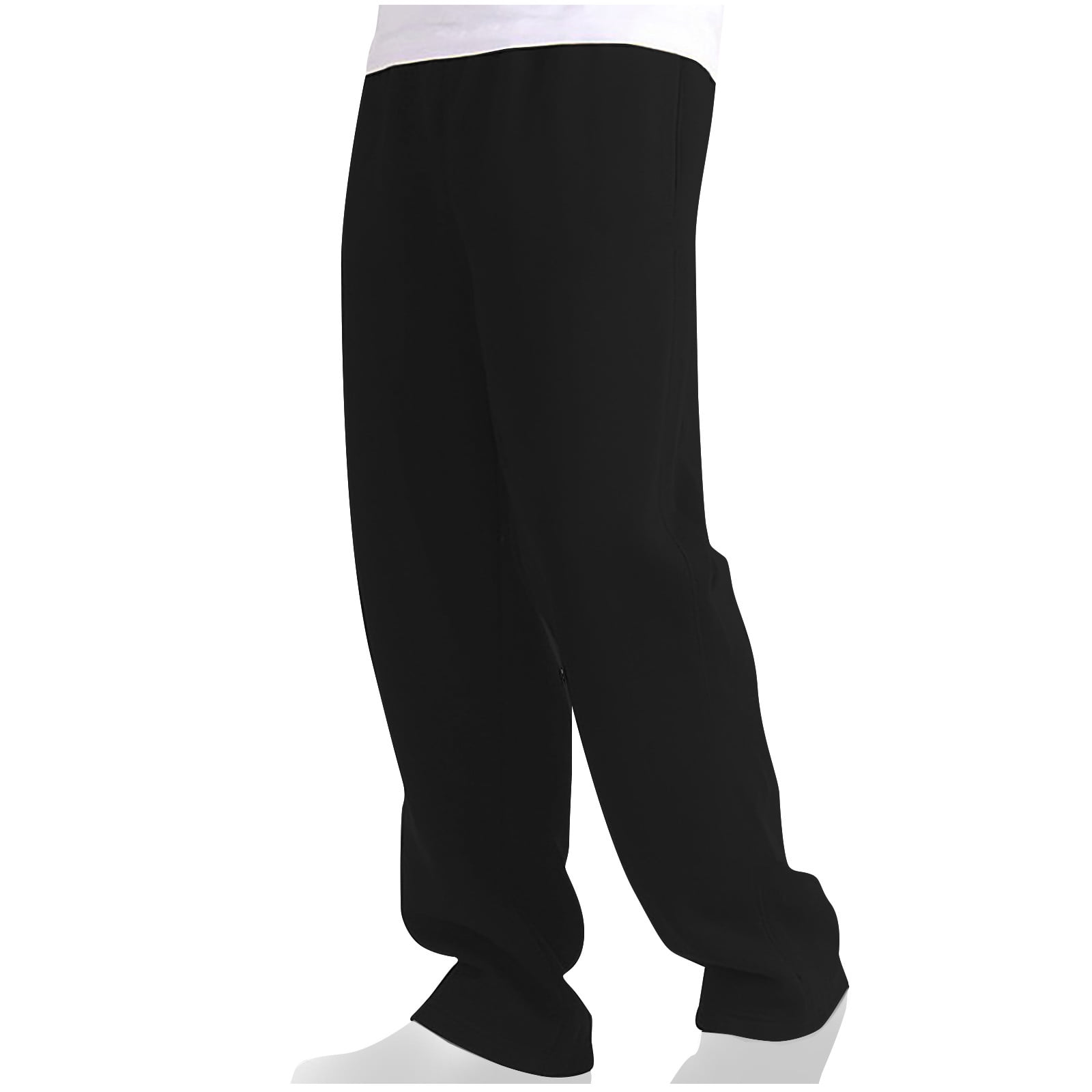 Men Basic Wild Sweatpants, Comfy Straight Leg Jogger Pants, Open Bottom ...