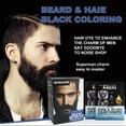 Men Beard Dye For Men With Brush Included For Easy Application With Aloe And Coconut Oil For