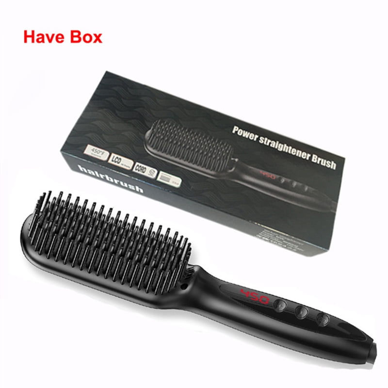 Men Beard Straightener Brush Hair Flat Iron Comb High Quality electric ...