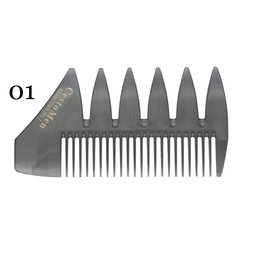 Men Beauty Beard Styling Salon Accessory Wide Teeth Barber Shop Fork ...