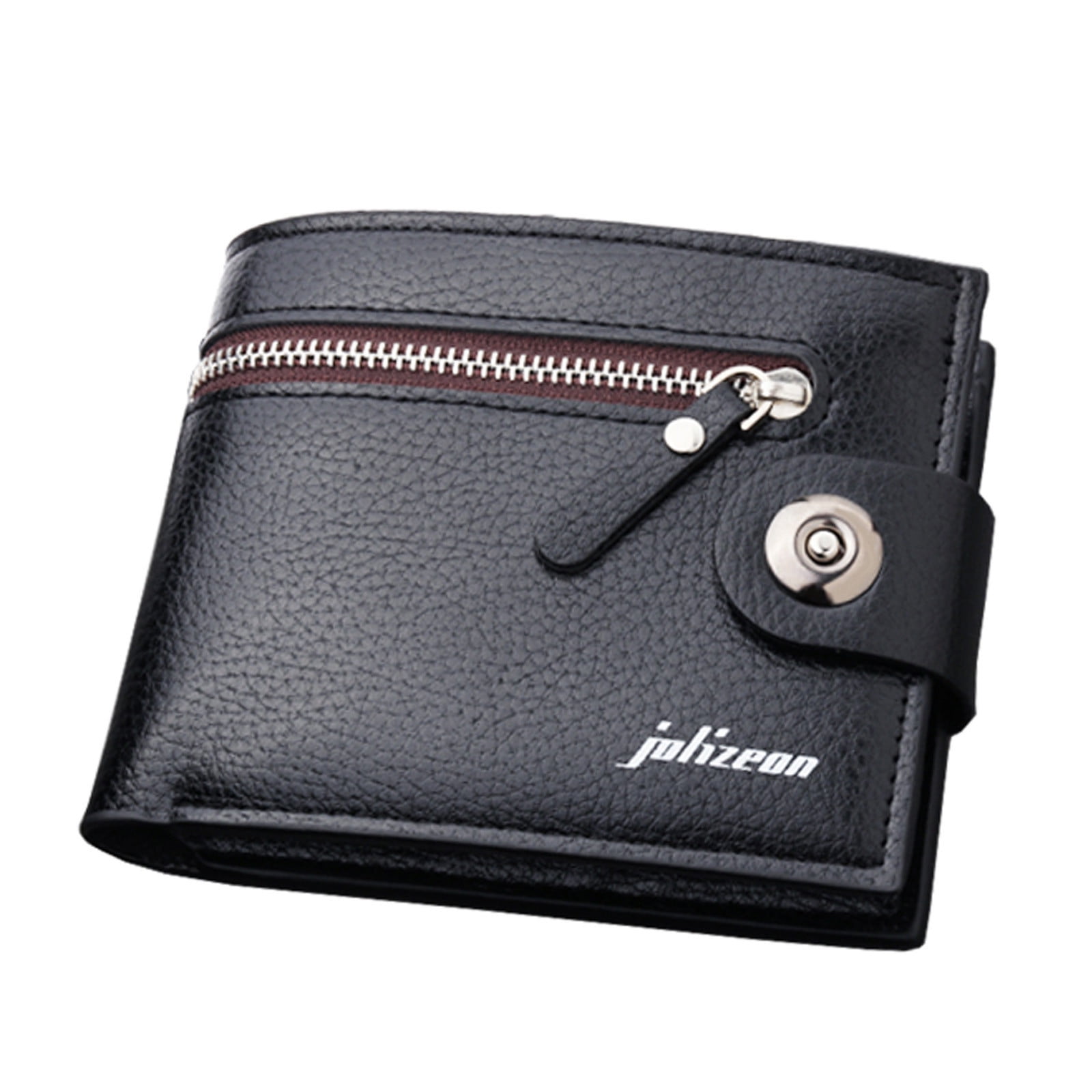 Men Bifold Wallet Soft Leather Slim Minimalist Credit Card Holder with ...