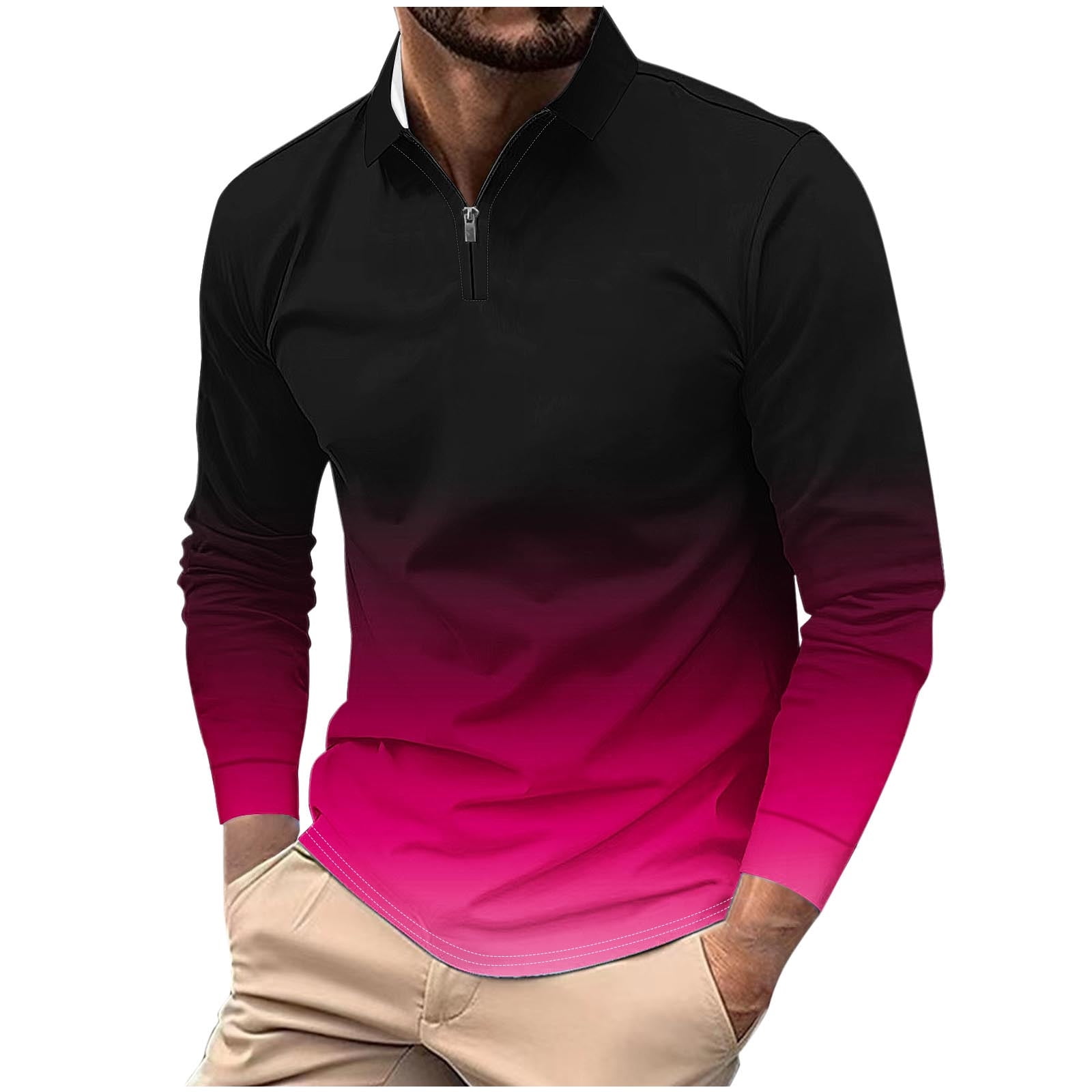 Men Big and Tall Shirts Hvyesh Men's Big and Tall Dress Shirts Long ...