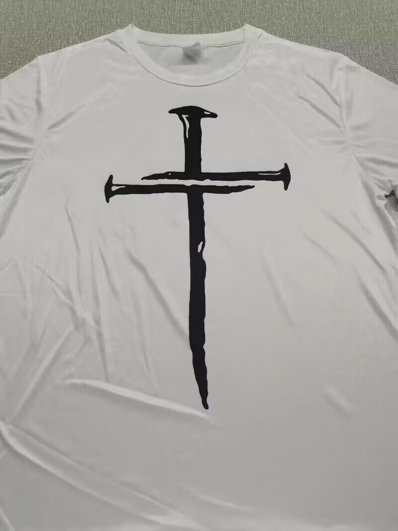 Men Black Faith Cross Christian Fashion Solid White - Walmart.com