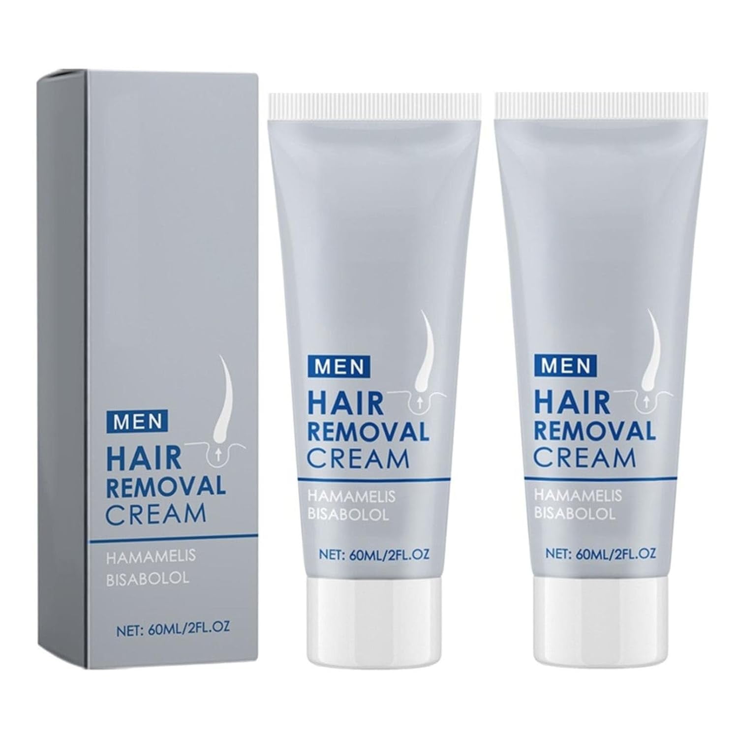 Men Body Cream Hair Remover, Painlesss Hair Remover Cream for Pubic ...