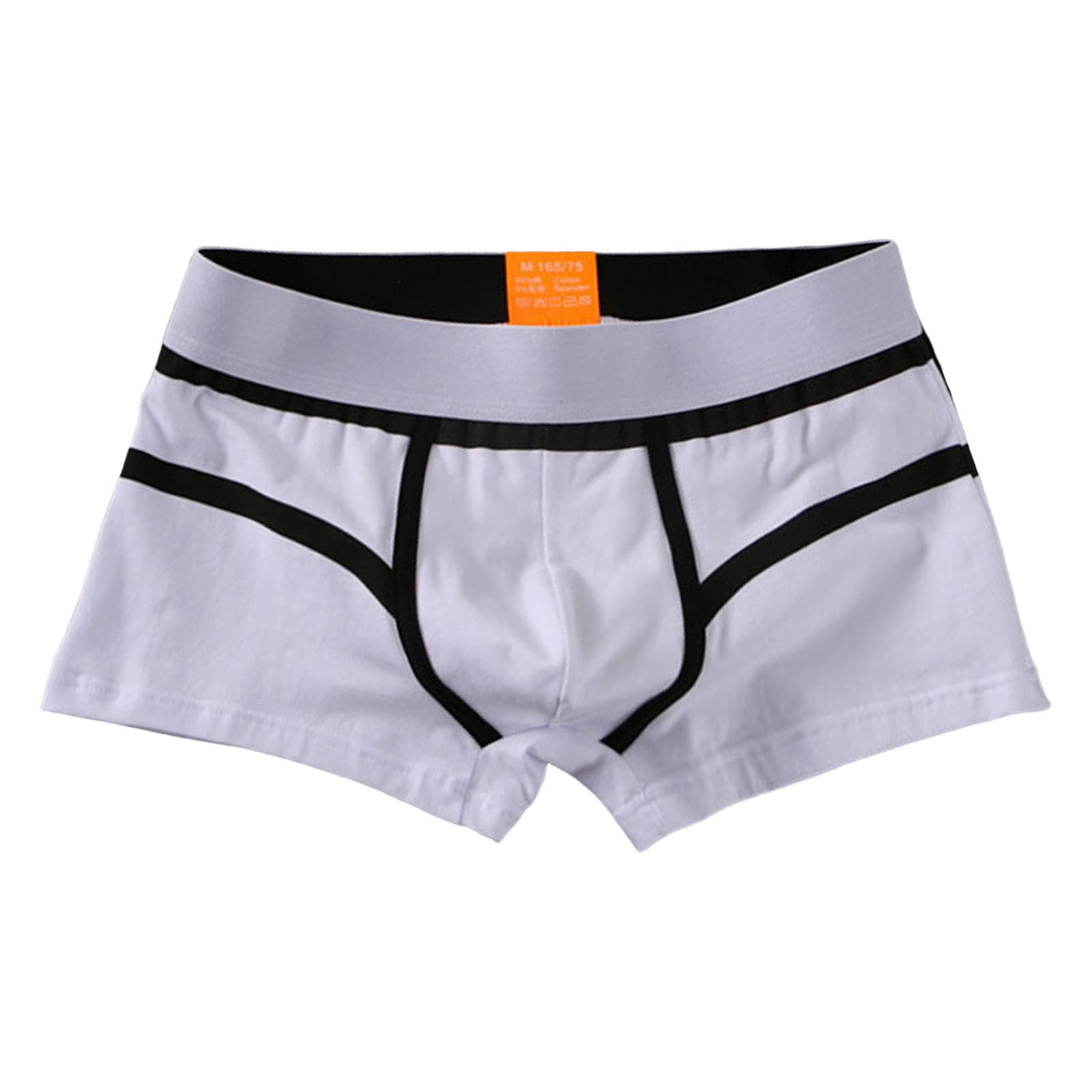 Men Boxer Briefs Casual Cotton Underwear Boxers Plus Size Waist Four ...
