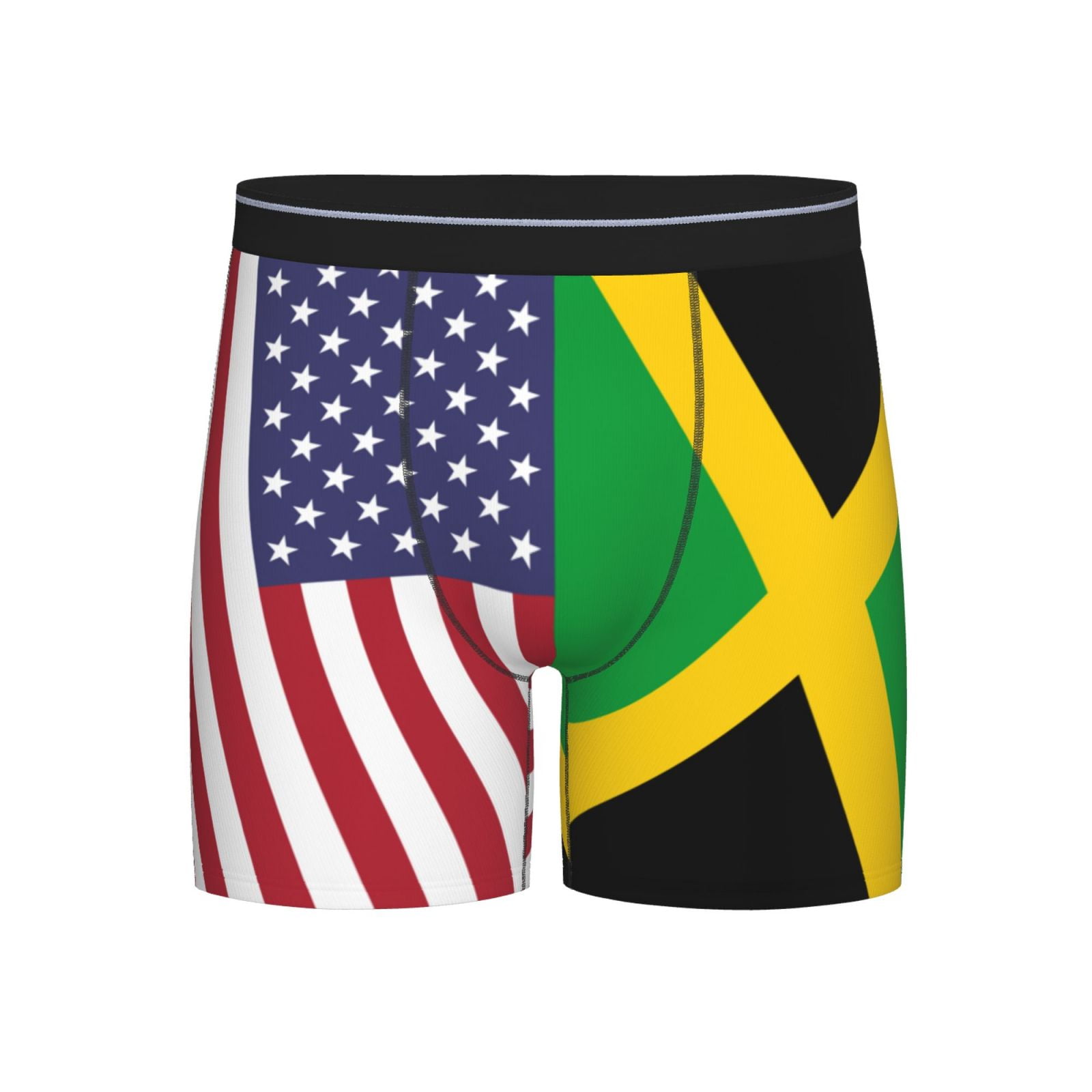 Men Boxer Briefs Fly America Jamaica Flag Funny Cool Underwear For Men ...