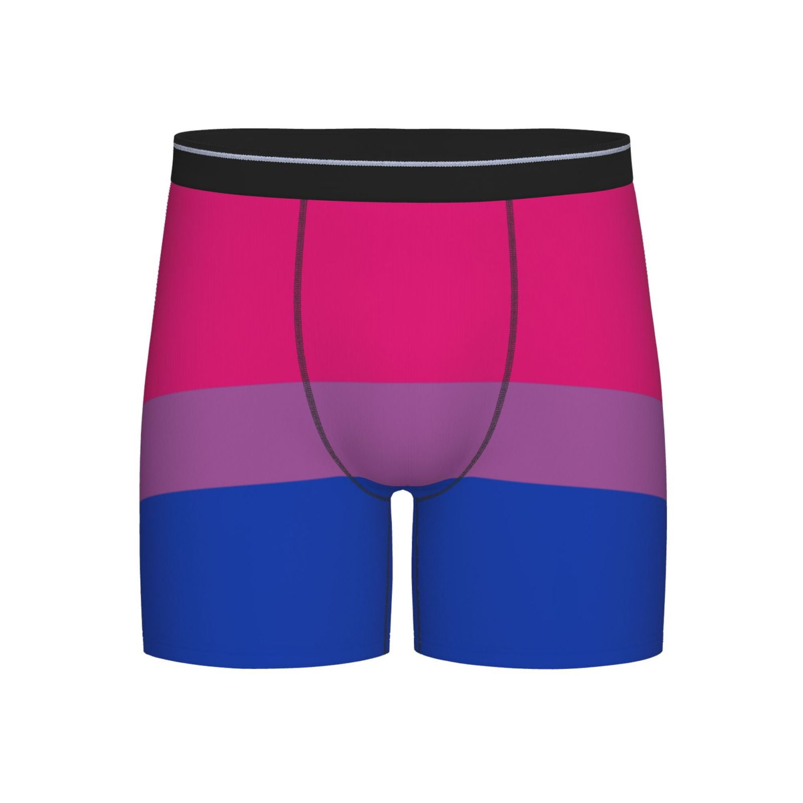 Men Boxer Briefs Fly Bisexual Pride Flag Funny Cool Underwear For Men ...