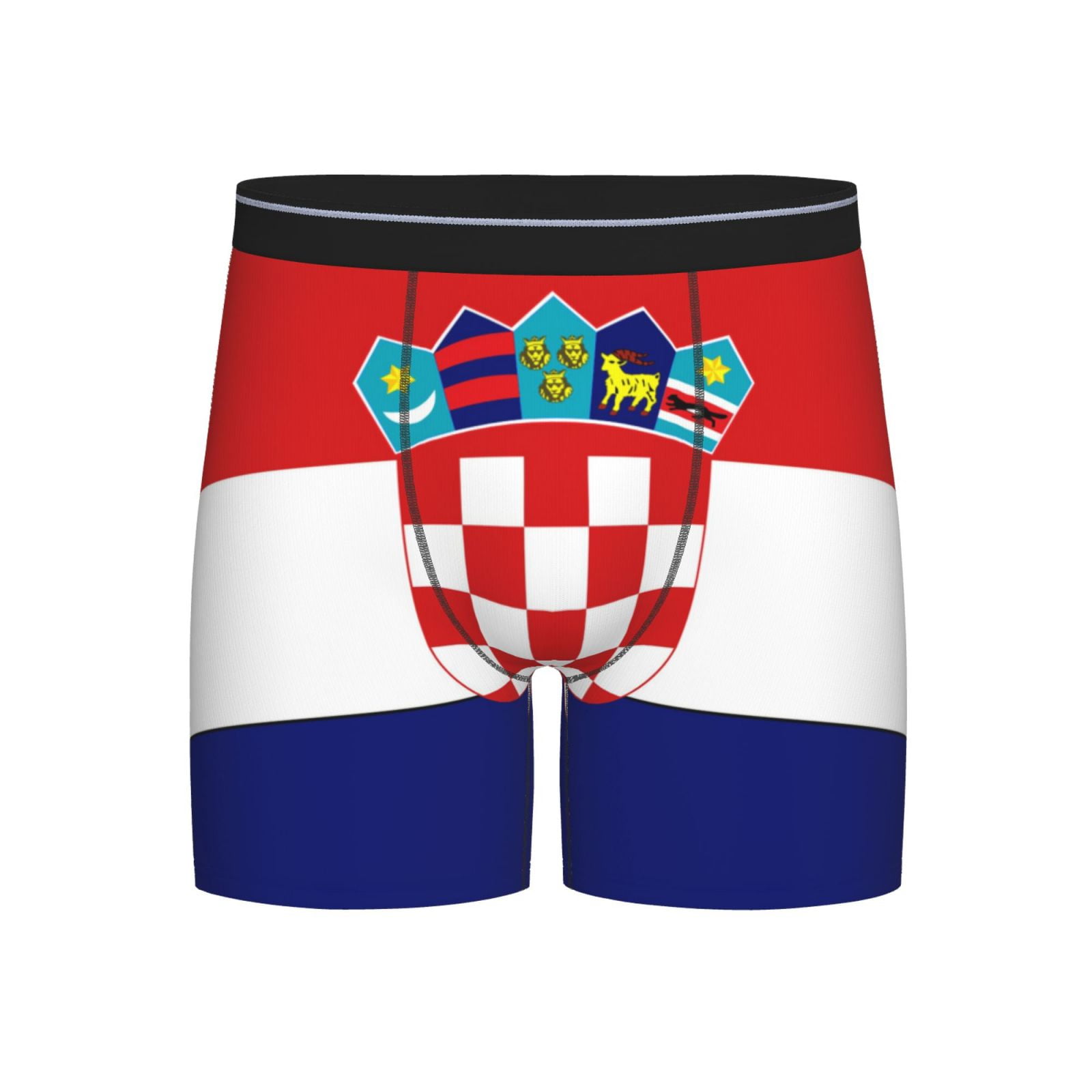 Men Boxer Briefs Fly Republic-Of-Croatian-Flag Funny Cool Underwear For ...