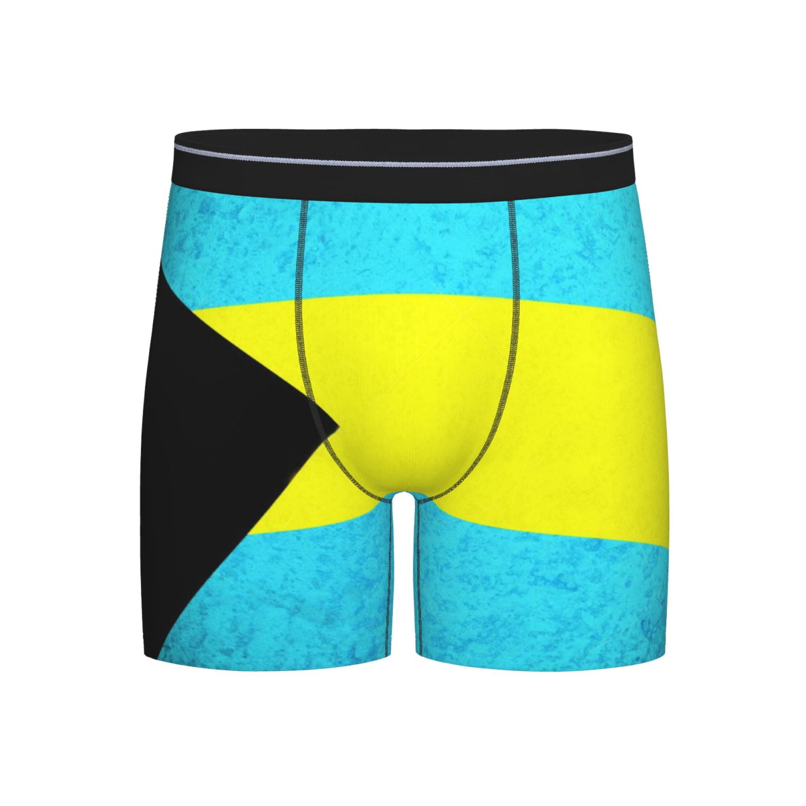 Men Boxer Briefs Fly Retro Bahamas Flag Funny Cool Underwear For Men ...