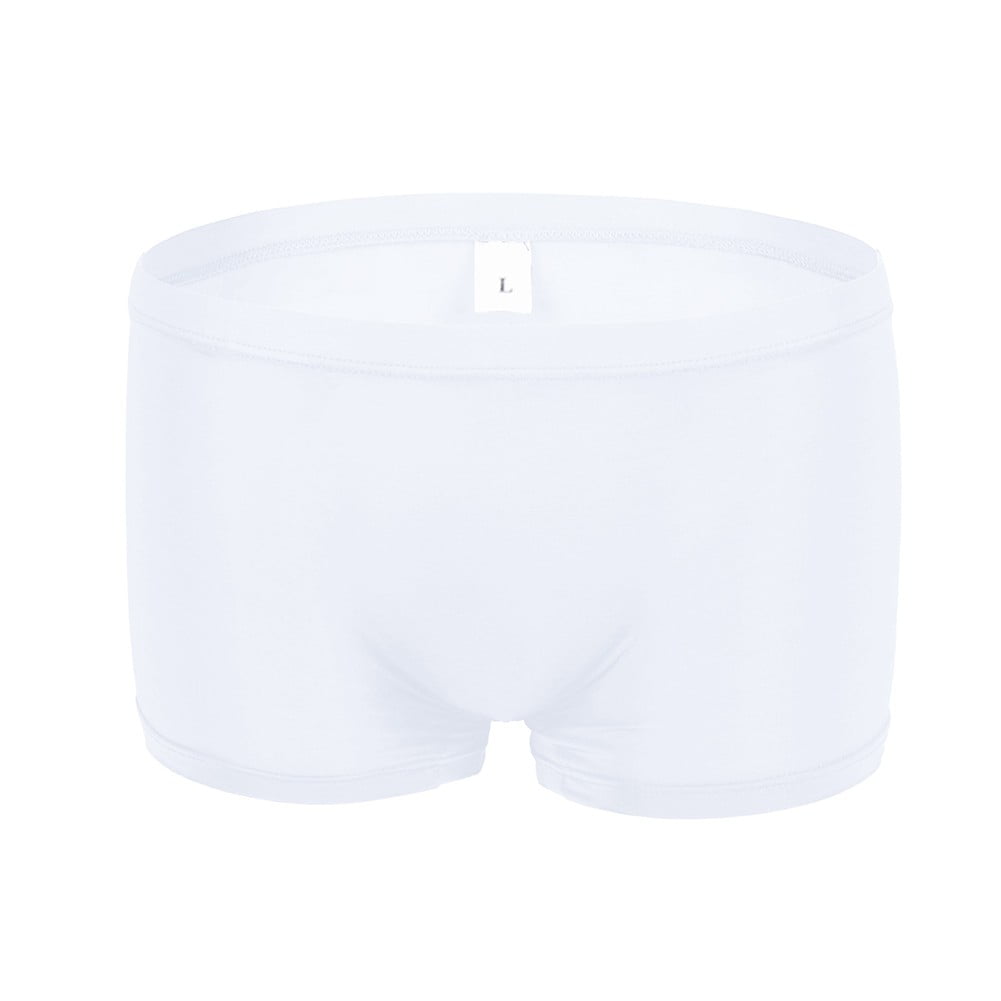 Men Boxer Briefs Ice Silk Underwear Pouch Panties Lingerie Sheer Smooth ...