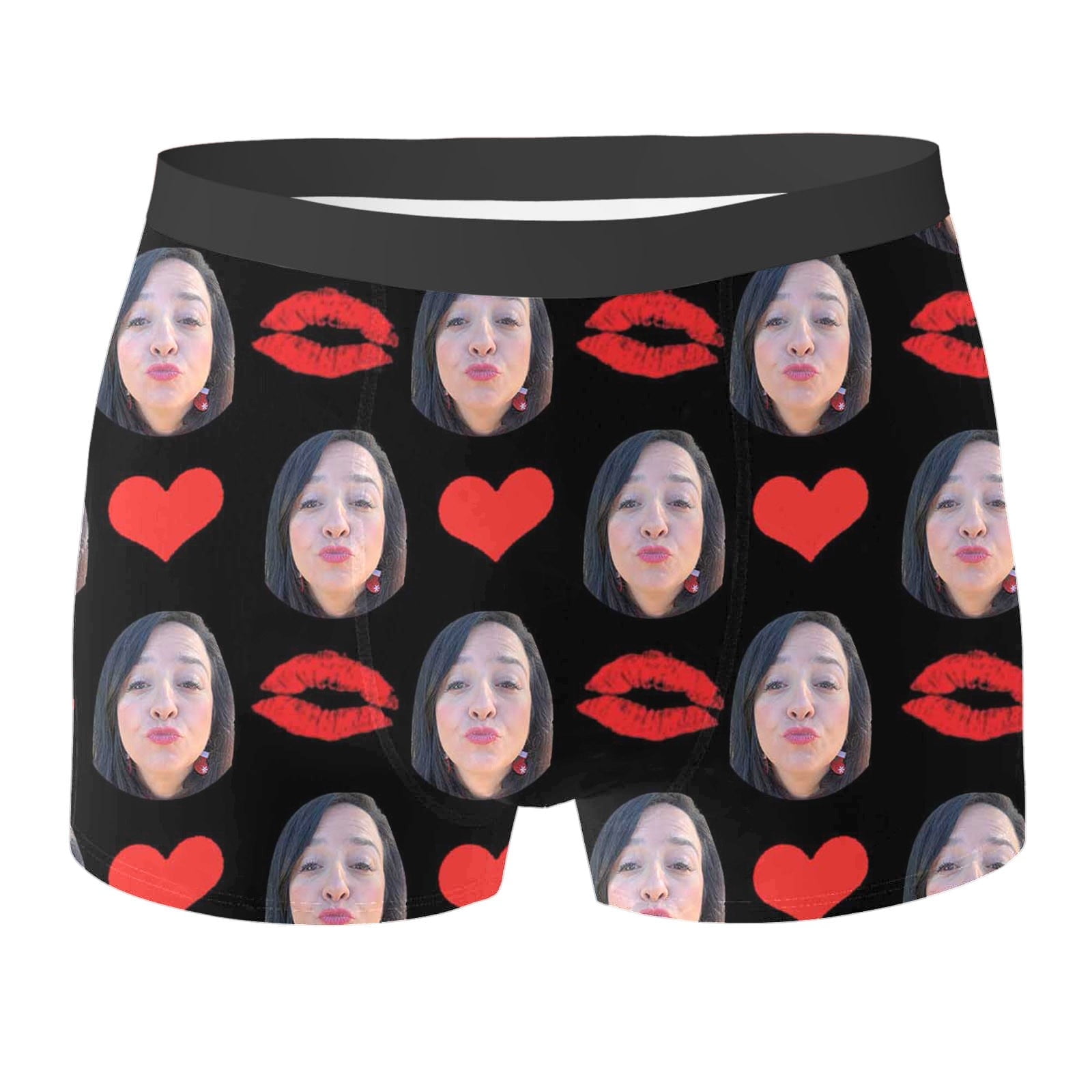 Men Boxer Briefs Valentine Day Themed Print Underpants Lightweight ...