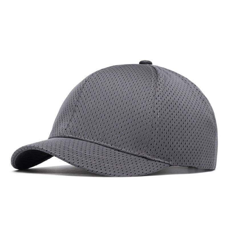 Men Breathable Mesh Baseball Hat Adjustable Summer Thin Sun Short Brim ...