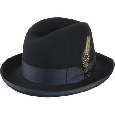 Men Bruno Capelo Dress Formal Hat Australian Wool Homburg Godfather ...