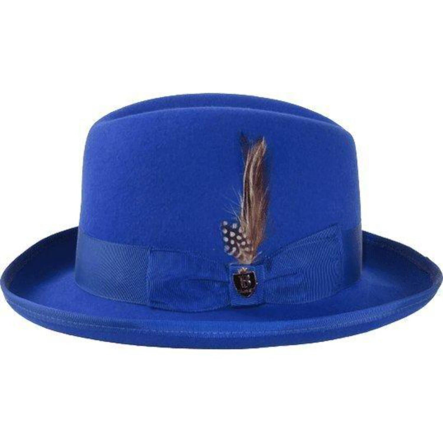 Men Bruno Capelo Dress Formal Hat Australian Wool Homburg Godfather ...