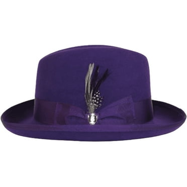 Men Bruno Capelo Dress Formal Hat Australian Wool Homburg Godfather ...