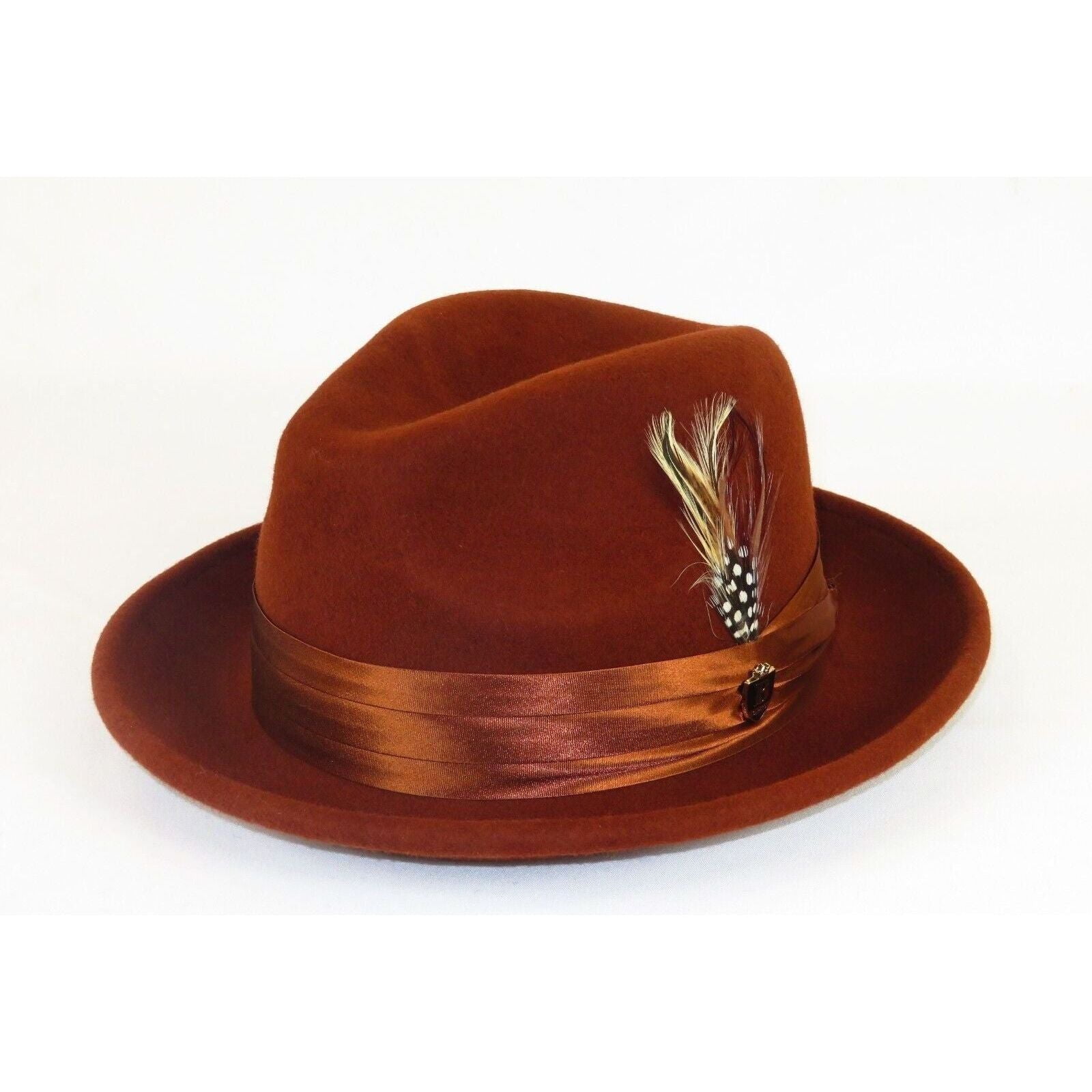 Men Bruno Capelo Hat Australian Wool Crushable Fedora Giovani UN114 ...