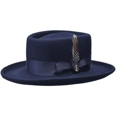 Men Bruno Capelo Dress Formal Hat Australian Wool Homburg Godfather ...