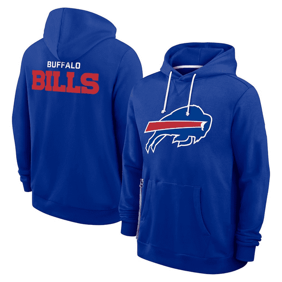 Men Buffalo Sideline Standard Issue Initial Home Dri-FIT Hoodie ...