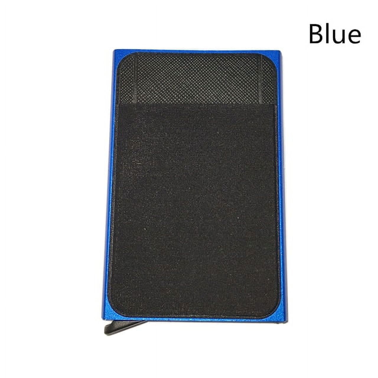 Men Business Aluminum Cash ID Card Holder RFID Blocking Slim Metal ...