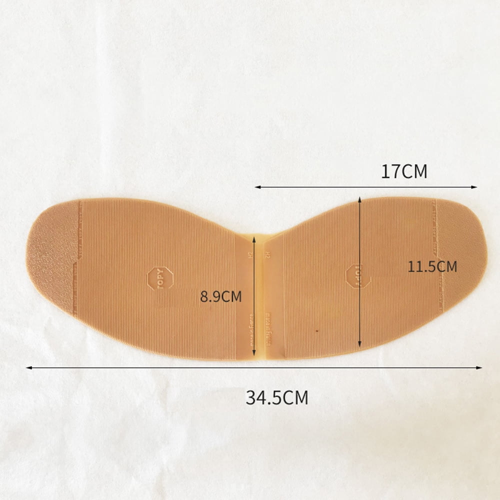Men Business Shoes Heel Sole Non-Slip Rubber Shoes Soles Replacement ...