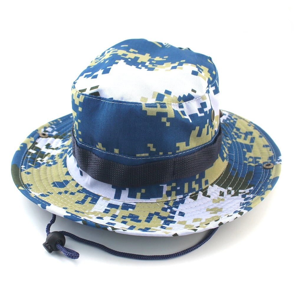 Men Camouflage Bonnie Hats Tactical Army Bucket Hats Military Panama ...