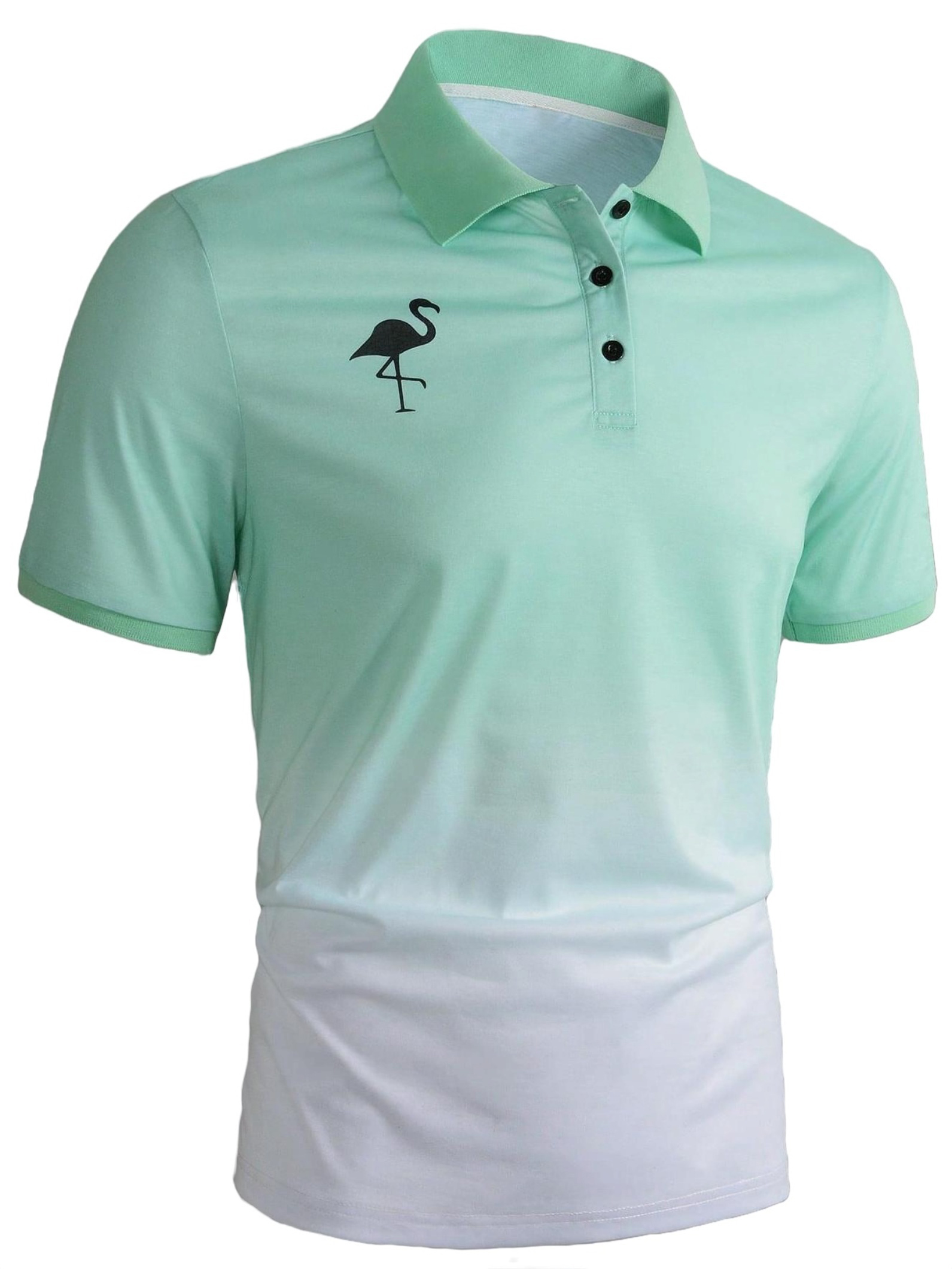 Men Casual Flamingo Polo Short Sleeve Men Polo Shirts L (40) - Walmart.com