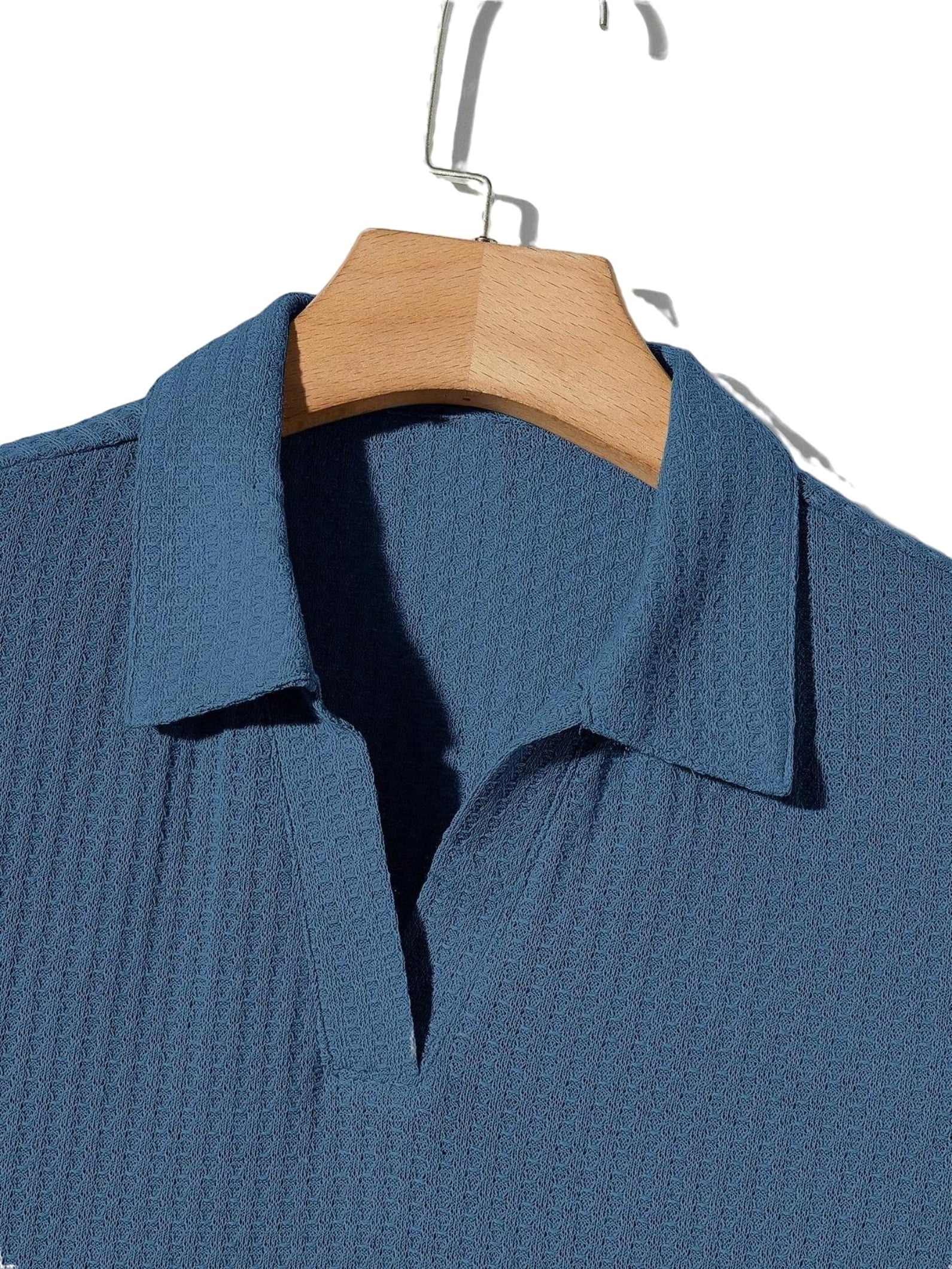Men Casual Plain Collar Short Sleeve Men Polo Shirts S (36) - Walmart.com