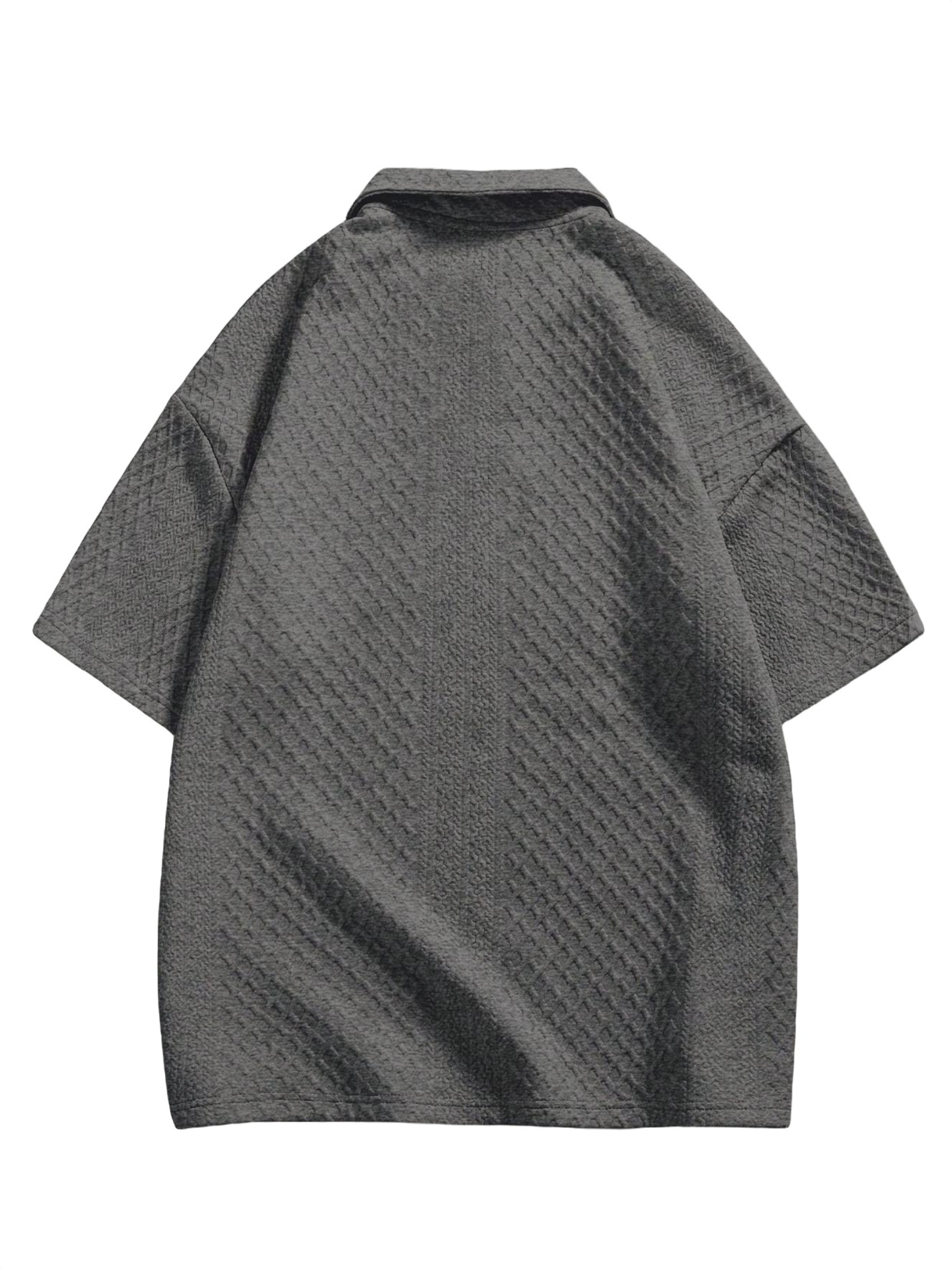 Men Casual Plain Polo Elbow-Length Men Polo Shirts L (40) - Walmart.com