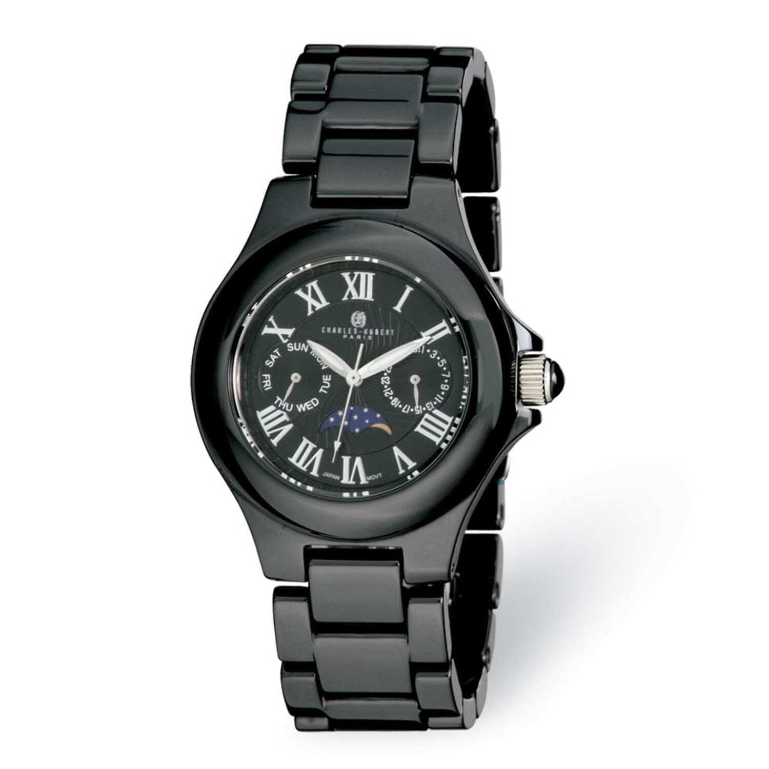 Men Charles Hubert Black Ceramic Watch - Walmart.com
