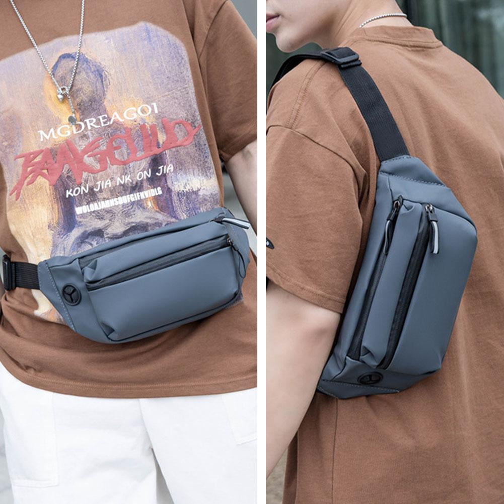 Men Chest Bag, Sling Bag Anti-Thief Crossbody Personal Pocket Bag ...