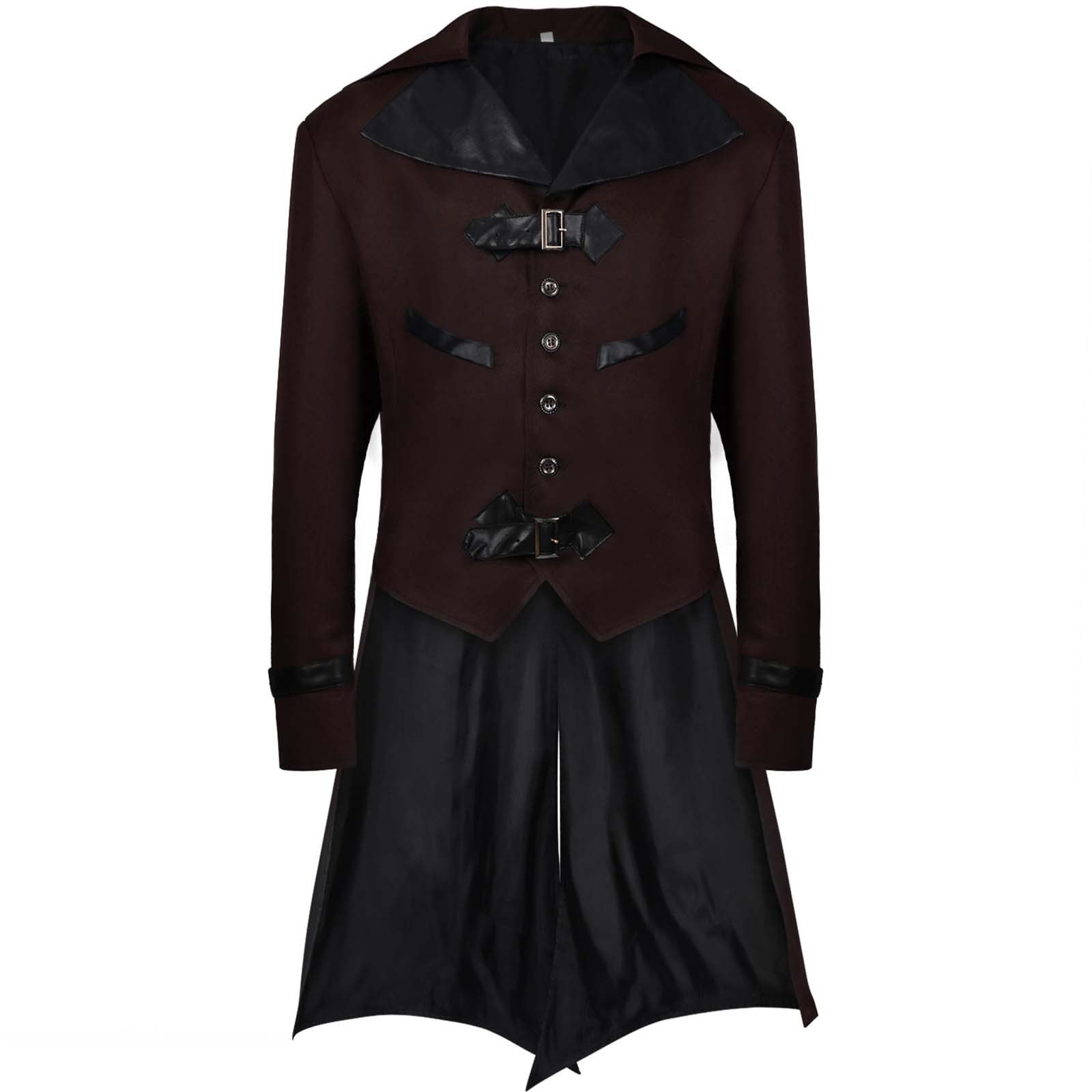 Men Clearance LYXSSBYX Mens Jackets Fall Fashion Men's Medieval Costume ...
