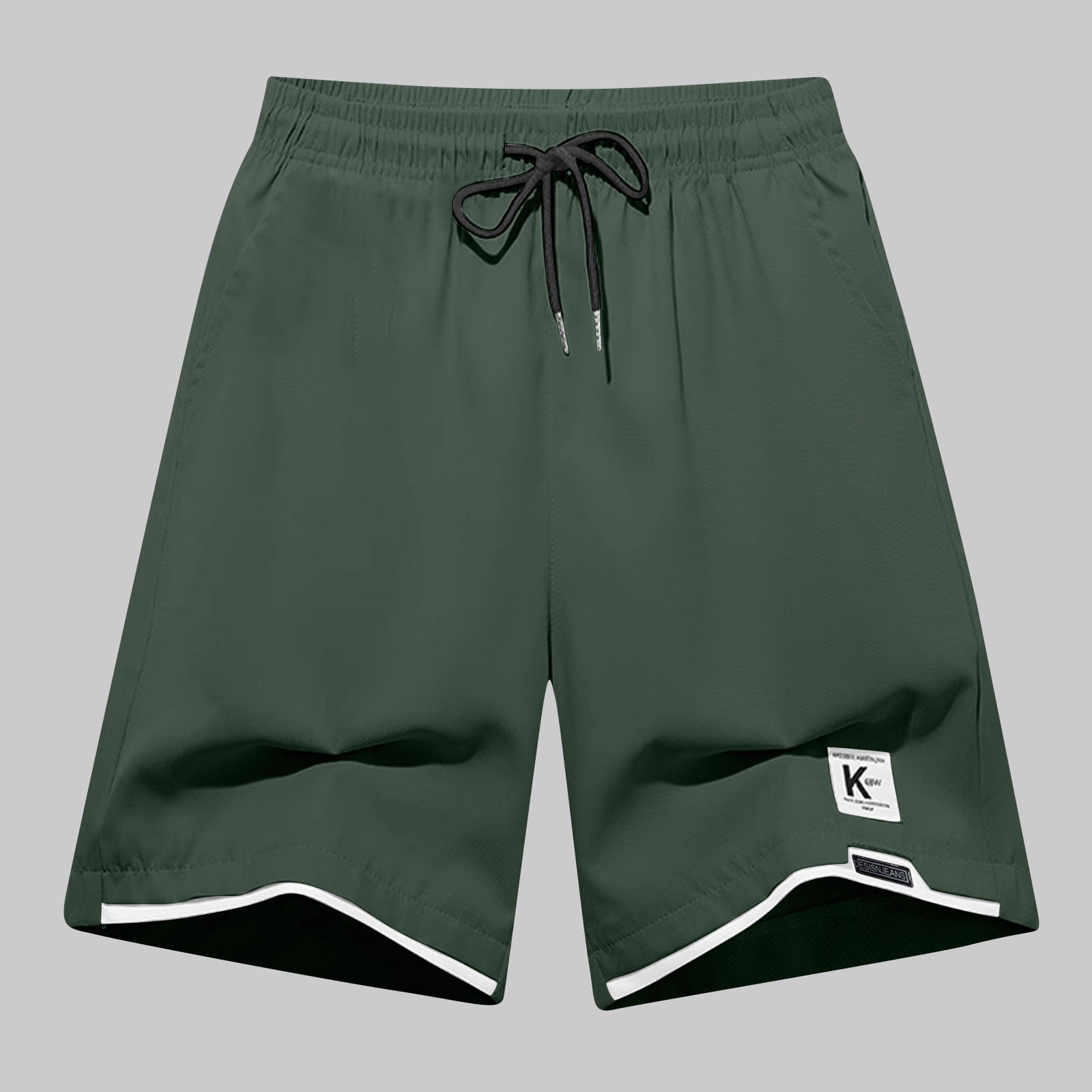 Men Clothes Mens Shorts Stretch Waist Tennis Shorts Men's Gym Workout ...