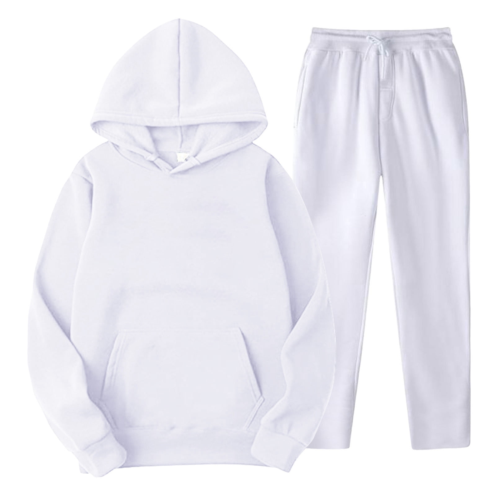 Men Clothing Men And Women Sports Suit Autumn And Winter Leisure Solid ...