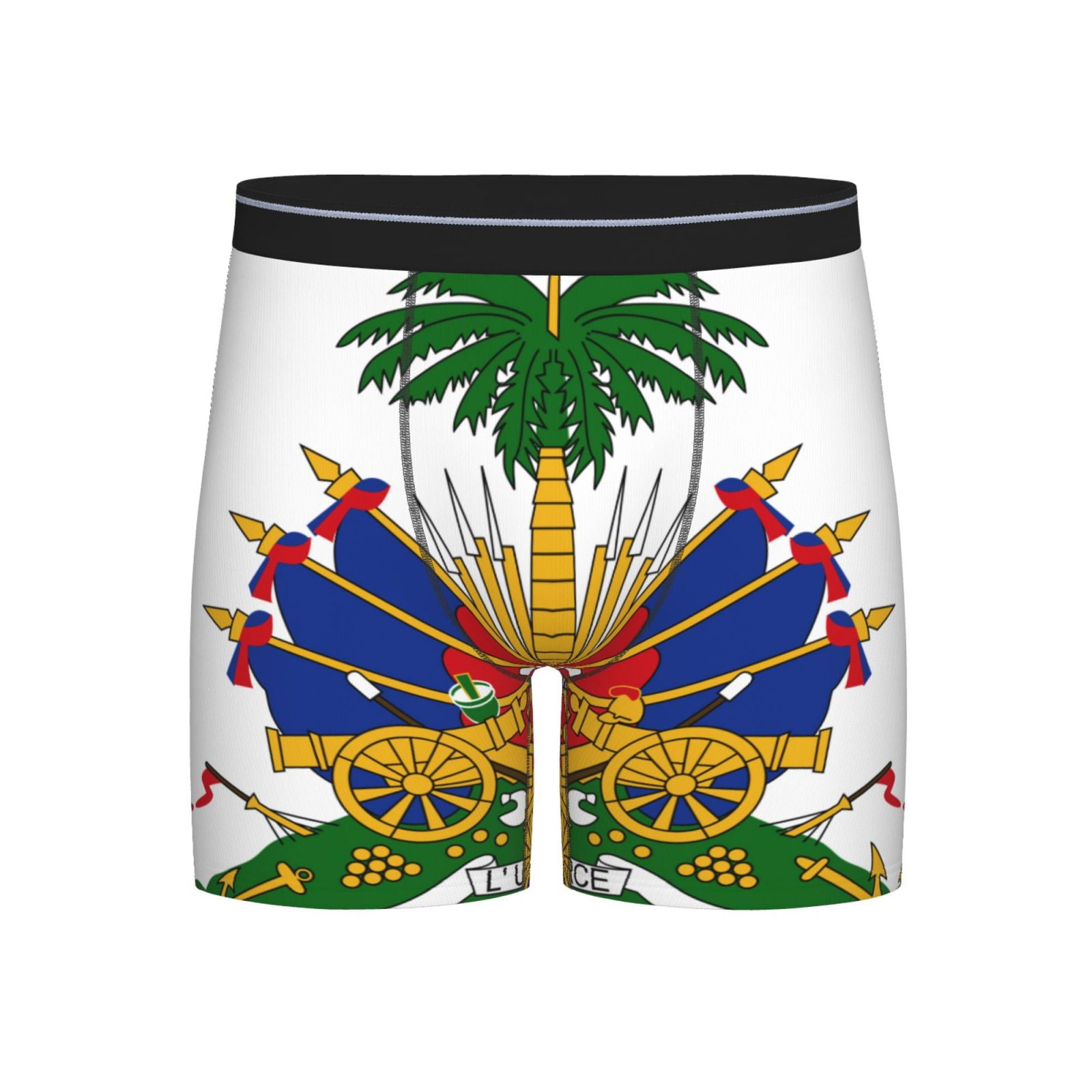 Men Coat Of Arms Of Haiti Boxer Briefs Moisture Wicking Funny Boxer ...