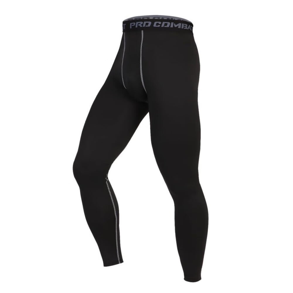 Men Compression Pants Athletic Baselayer Workout Legging Running Tights ...