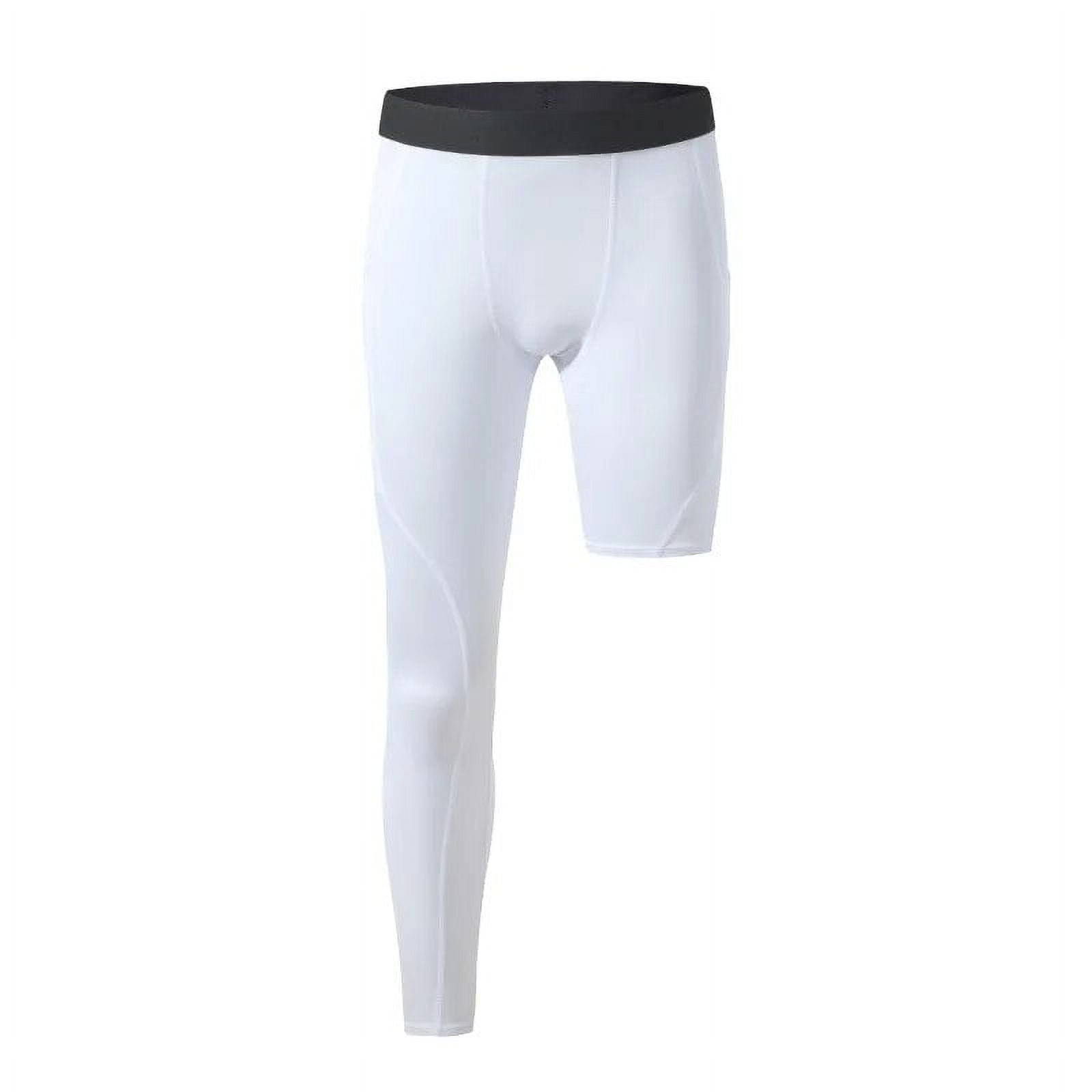 Men Compression Pants Base Layer Exercise Trousers Running Tight Sport ...
