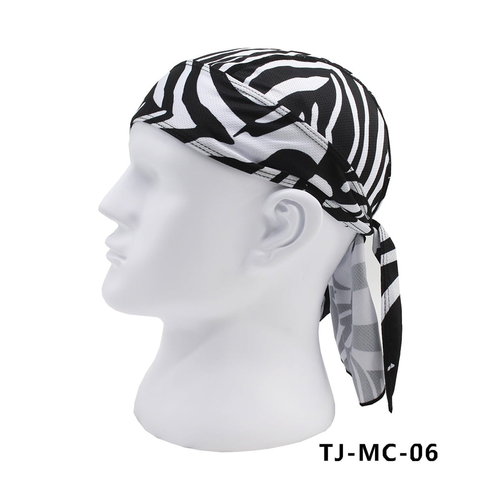 Men Cooling Helmet Liner - Do Rag/Dew Rag Skull Cap Beanie - Pirate Hat ...