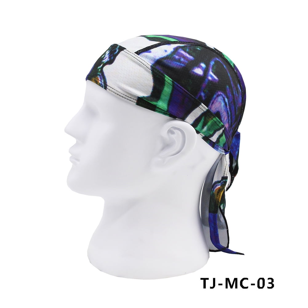 Men Cooling Helmet Liner - Do Rag/Dew Rag Skull Cap Beanie - Pirate Hat ...