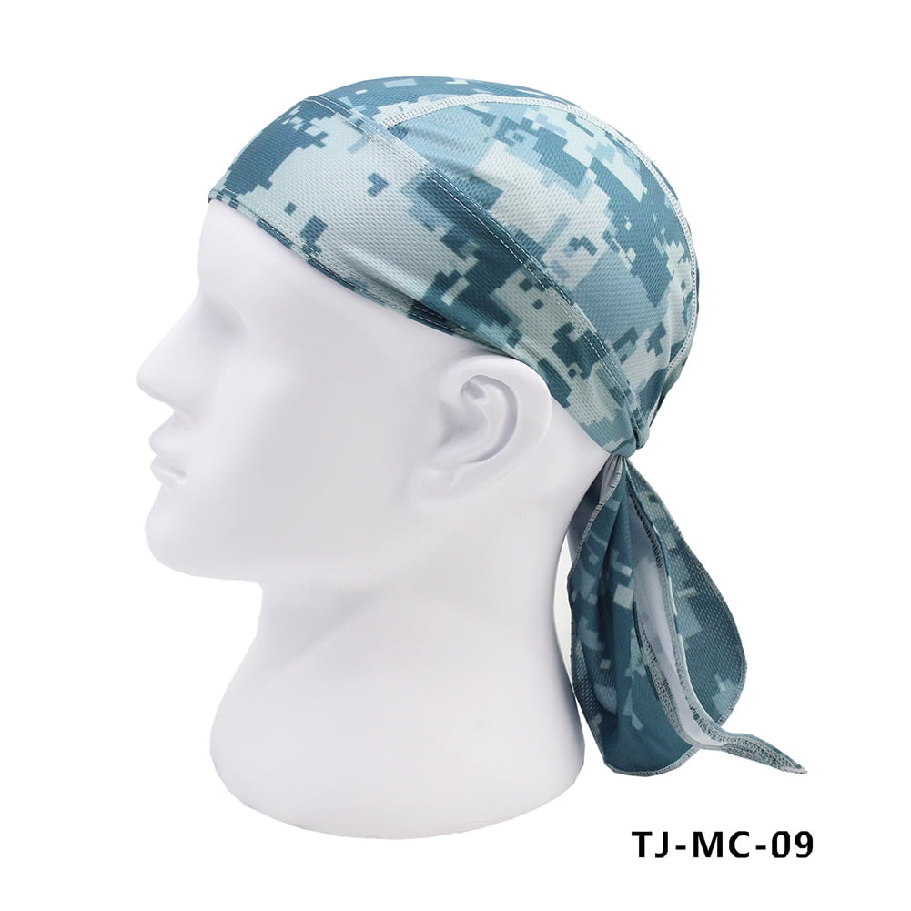 Men Cooling Helmet Liner - Do Rag/Dew Rag Skull Cap Beanie - Pirate Hat ...