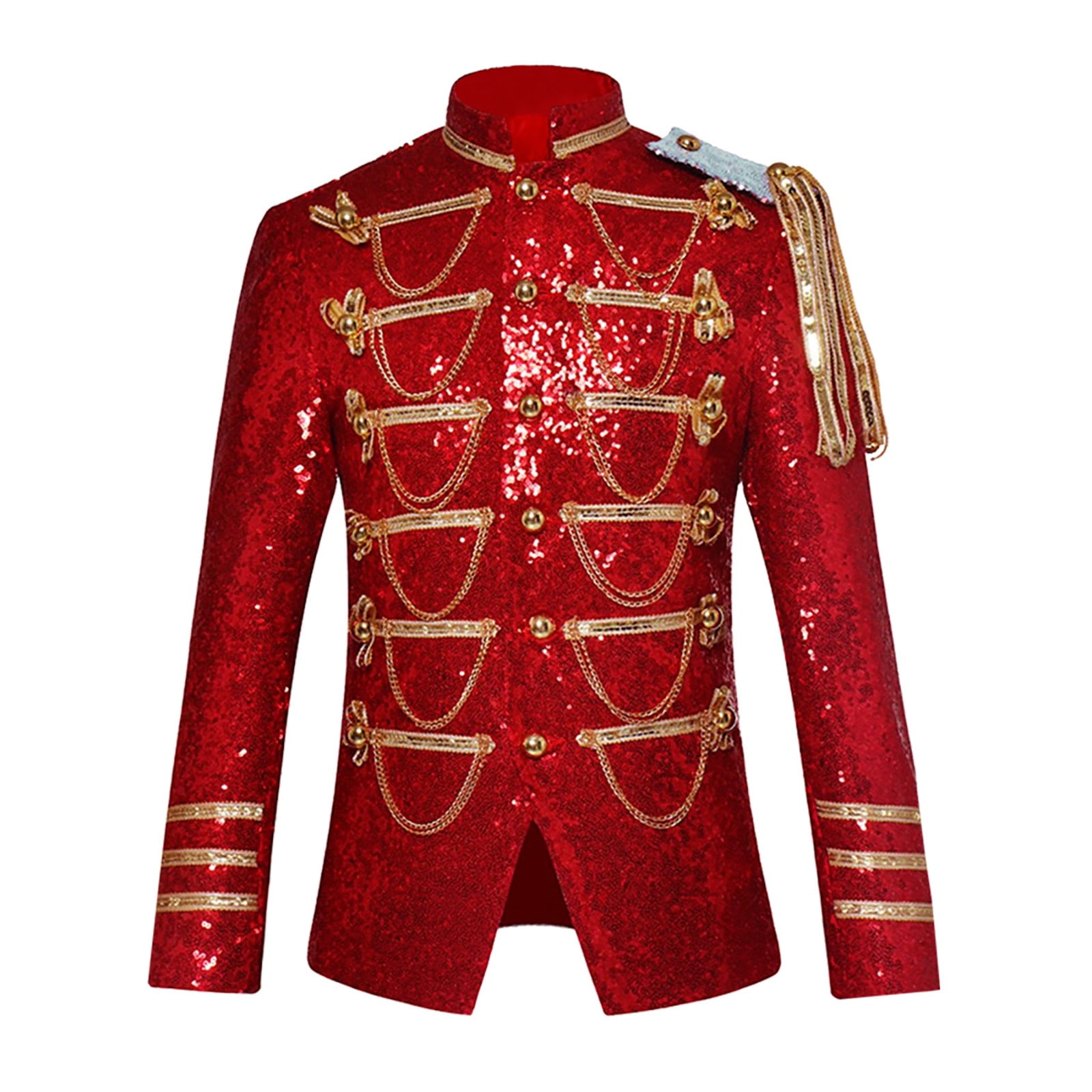 Men Costume Jacket Sequins Tux Swallowtail Suit For Wedding Dinner ...
