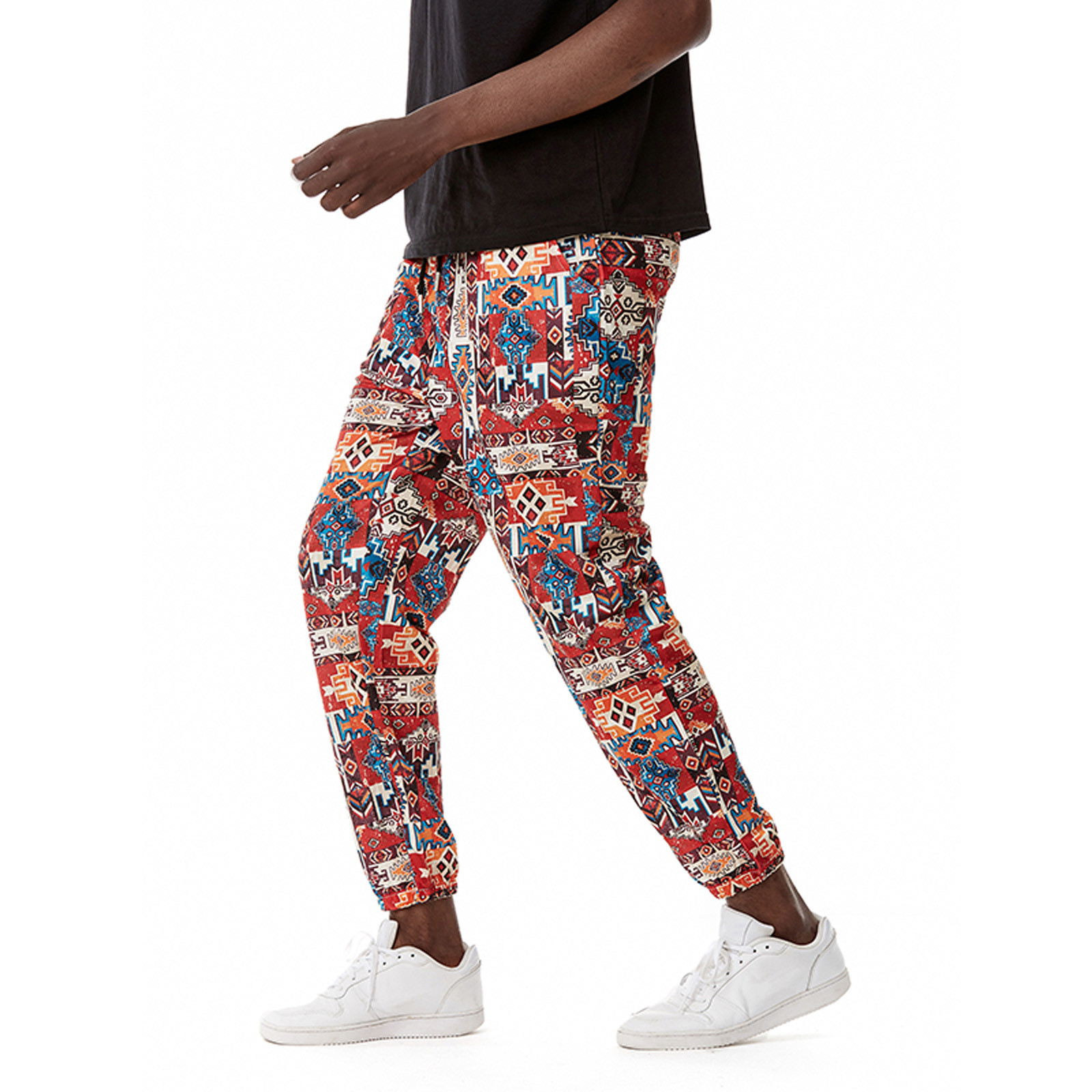 Men Cotton Baggy Hippie Yoga Harem Pants Funky Printed Plus Size ...