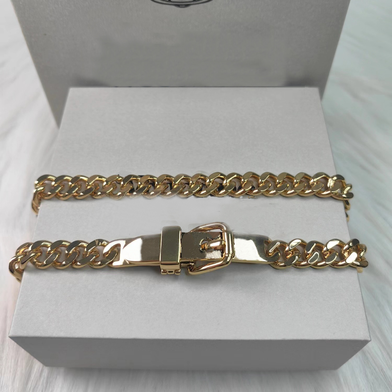 Travelwant Men's Chunky Necklace, Rapper Fake Gold Chain 90s Hip Hop ...