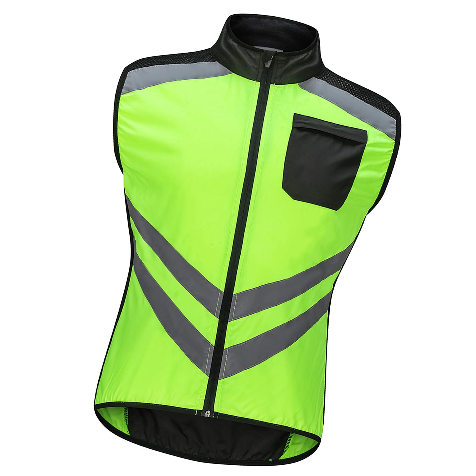 Men Cycle Vest Foldable Quick Dry Breathable Reflective Sports Safety ...